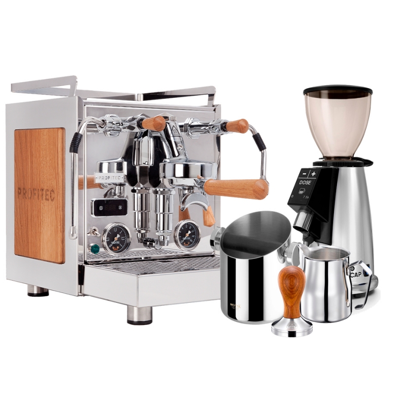 Profitec Pro 600 Devils Edition Ekträd Inkl. Macap M2E & Baristautrustning